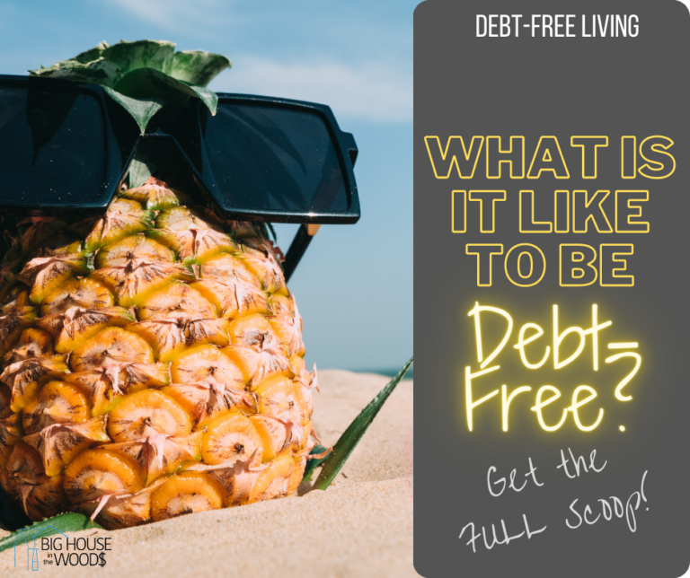 What Is It Like To Be Debt-Free? - Big House in the Woods